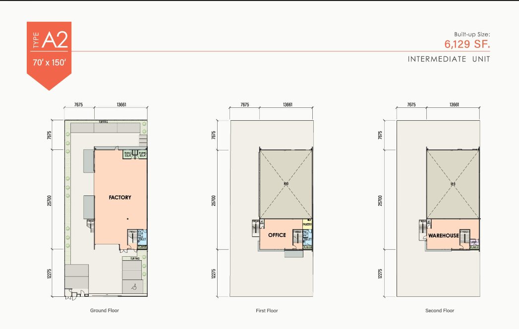 Puncak-Alam-Semi-Detached-Factory-Floor-Plan-6129 sq ft | Industrial ...
